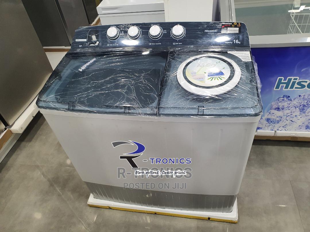 Hisense 16kg White Twin Tub Washing Machine in Kinondoni - Home ...