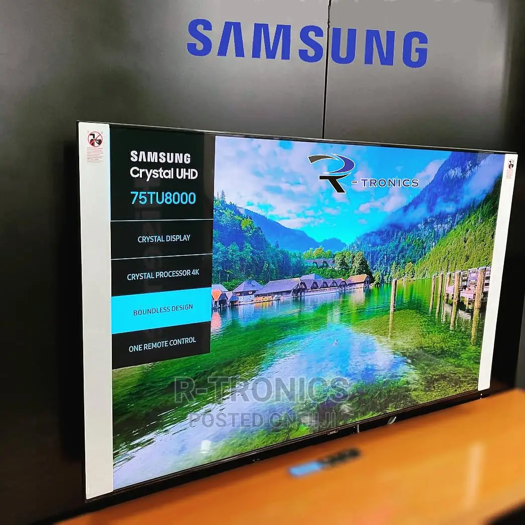 Samsung 75-Inch Ultra HD Smart LED TV (75tu8000) in Kinondoni - TV ...