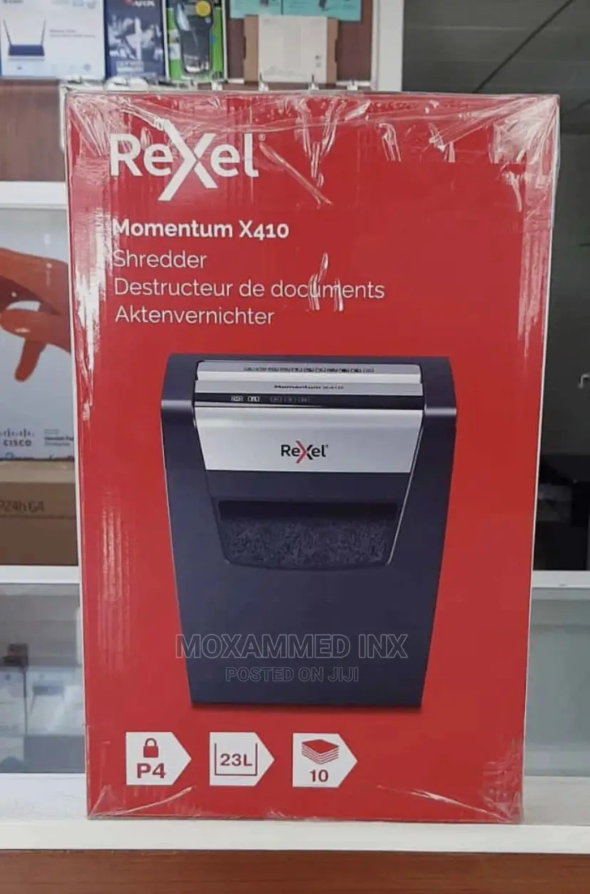Rexel Momentum X410 Cross Cut Paper Shredder in Ilala - Stationery ...