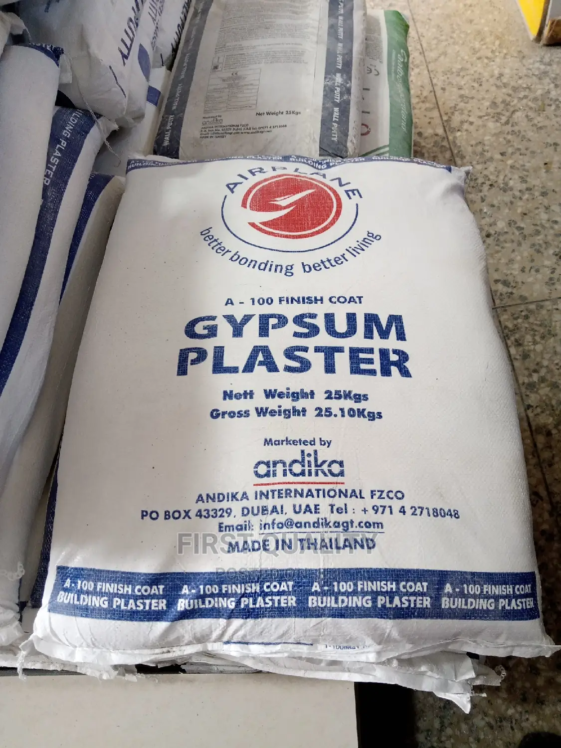 Andika Gypsum Powder Kg 25 in Ilala - Building Materials & Supplies ...