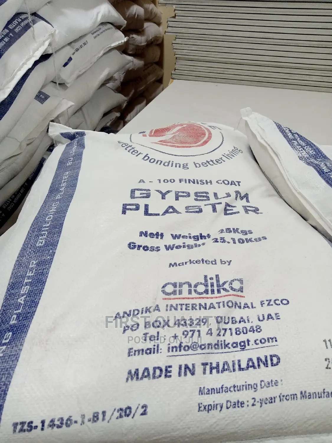 Andika Gypsum Powder Kg 25 in Ilala - Building Materials & Supplies ...