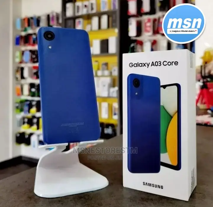 New Samsung Galaxy A03 Core 32 GB Blue in Kinondoni - Mobile Phones ...