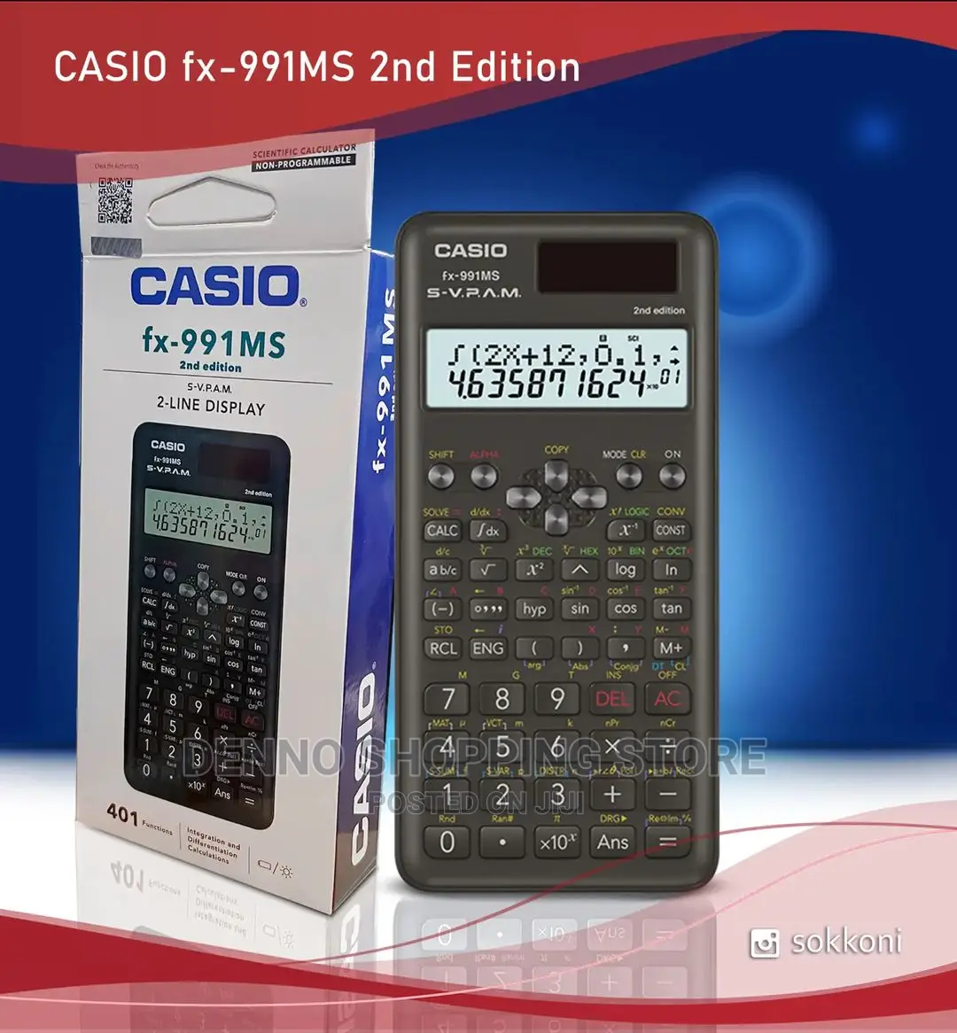Casio Fx-991ms 2nd Edition in Ilala - Stationery & Office Equipment ...