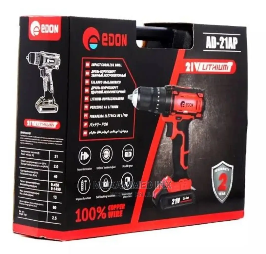 Edon Cordless Impact Drill 21V in Ilala - Electrical Hand Tools ...