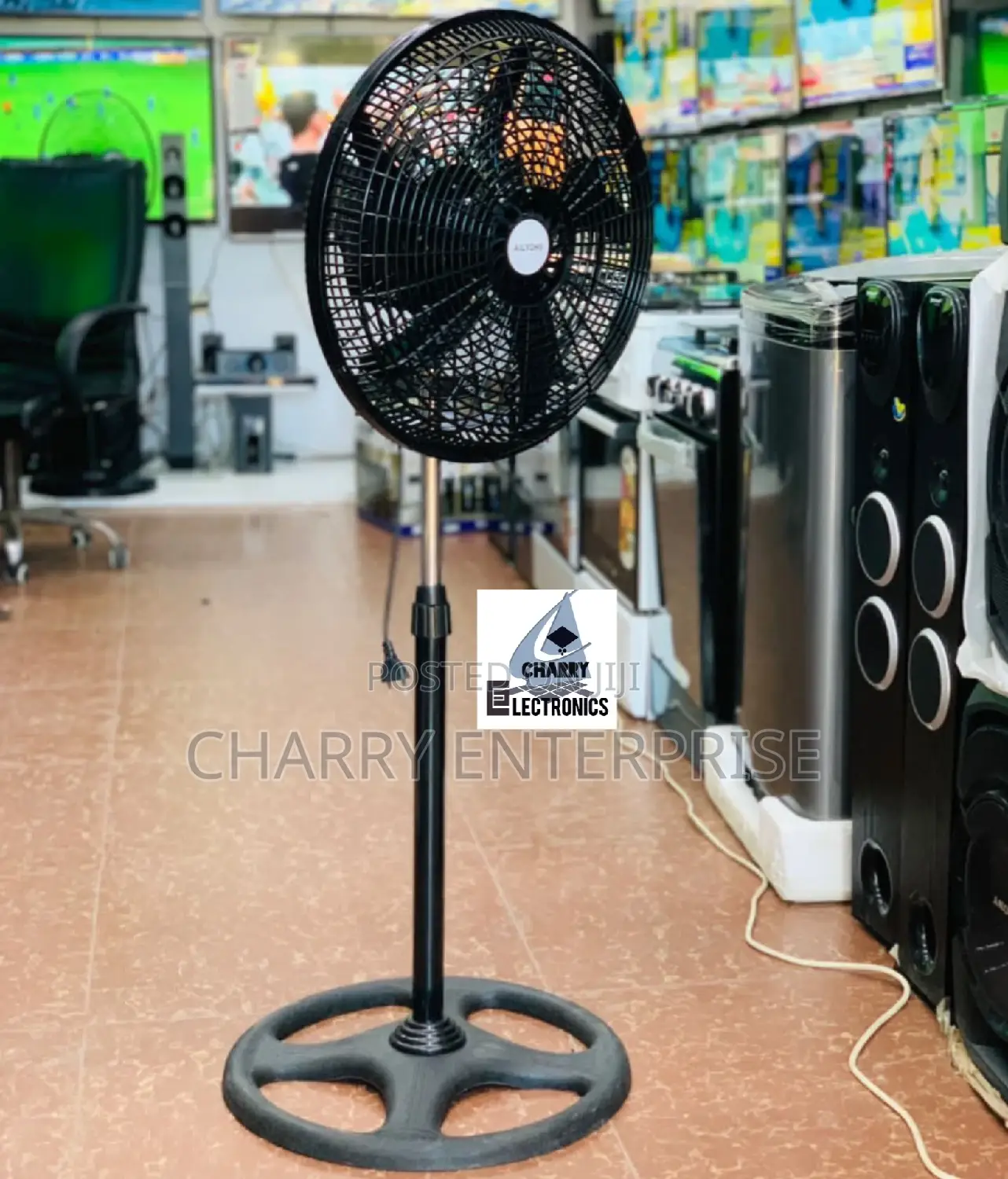 AILYONS Stand Fan Black Colour Full Enjoyment in Ilala - Home ...