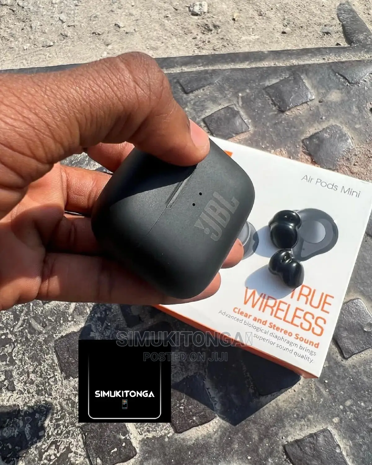 Jbl True Wireless in Ilala - Headphones, 𝐒𝐈𝐌𝐔 𝐊𝐈𝐓𝐎𝐍𝐆𝐀 | Jiji.co.tz