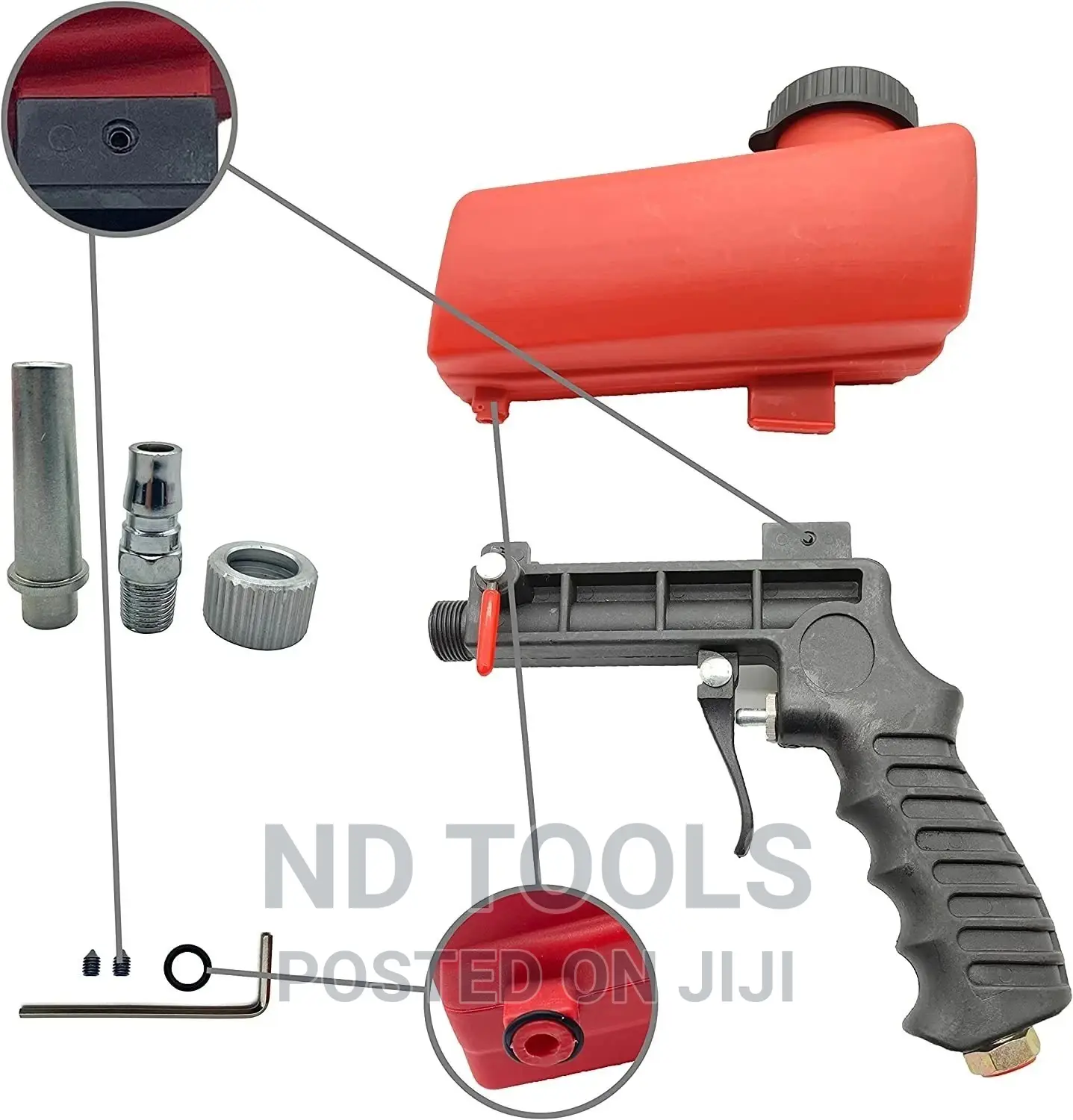 1/4inch Air Sandblasting Gun Hand Held Sand Portable Blaster in Ilala ...