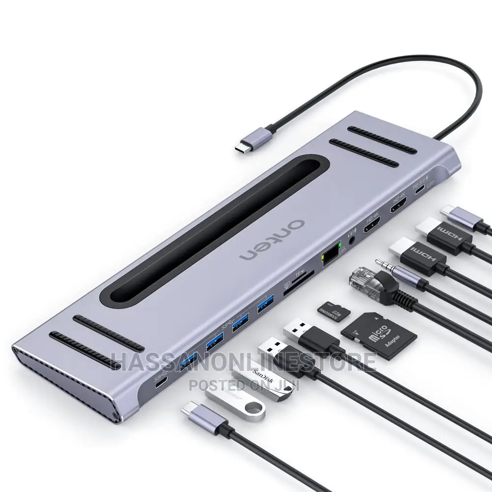 Onten 9199A TYPE C 14 IN 1 Multifunction Docking HUB in Ilala ...