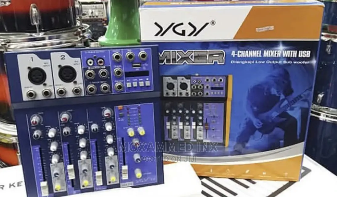 YGY 4 Channel Mixer With USB in Ilala - Audio & Music Equipment ...