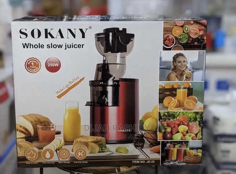 Sokany Whole Slow Juicer in Ilala - Kitchen Appliances, Dijah Rashidy | Jiji.co.tz