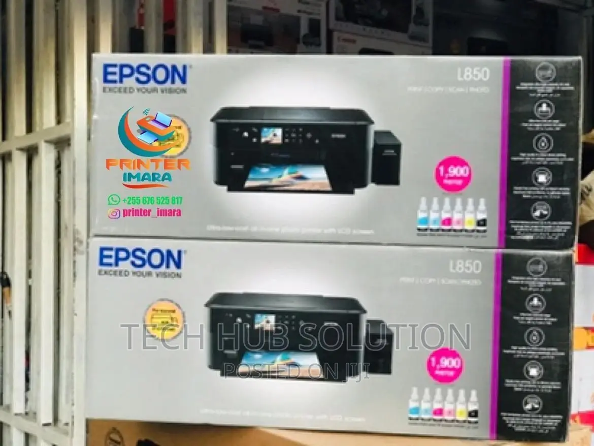 Epson L850 in Kinondoni - Printers & Scanners, Techhub Solution | Jiji ...