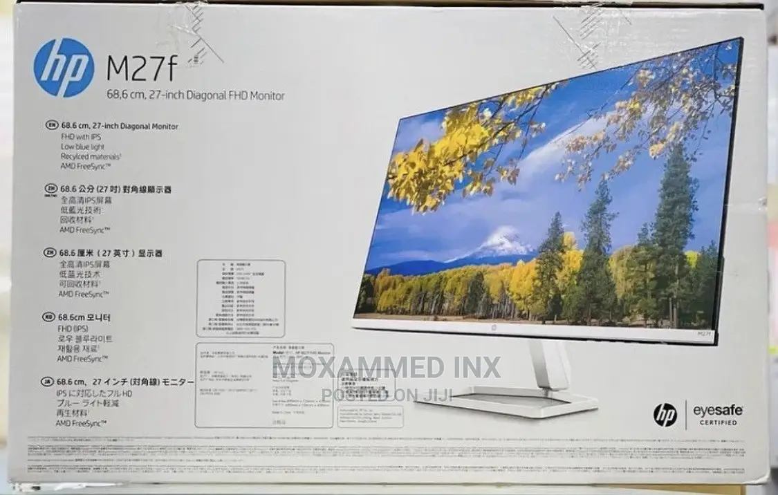 Hp Monitor M27f in Ilala - Computer Monitors, Moxammed Inx | Jiji.co.tz