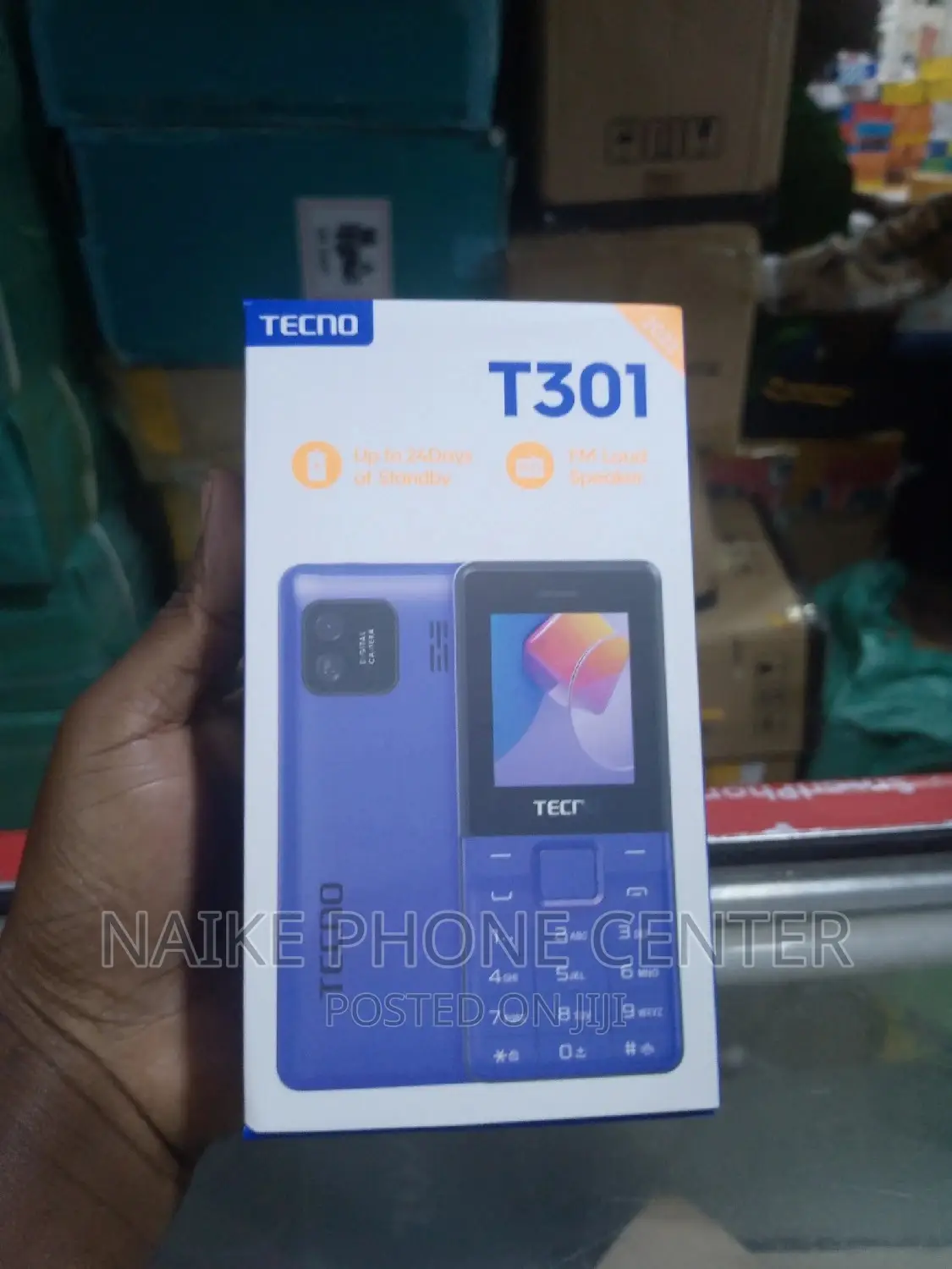 New Tecno T301 Black for sale - Naike Phone Center Price: TSh 34,000 on ...