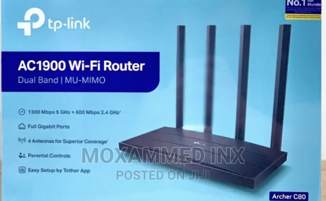 Tp-link AC1900 Wifi Router Archer C80 in Ilala - Networking Products ...