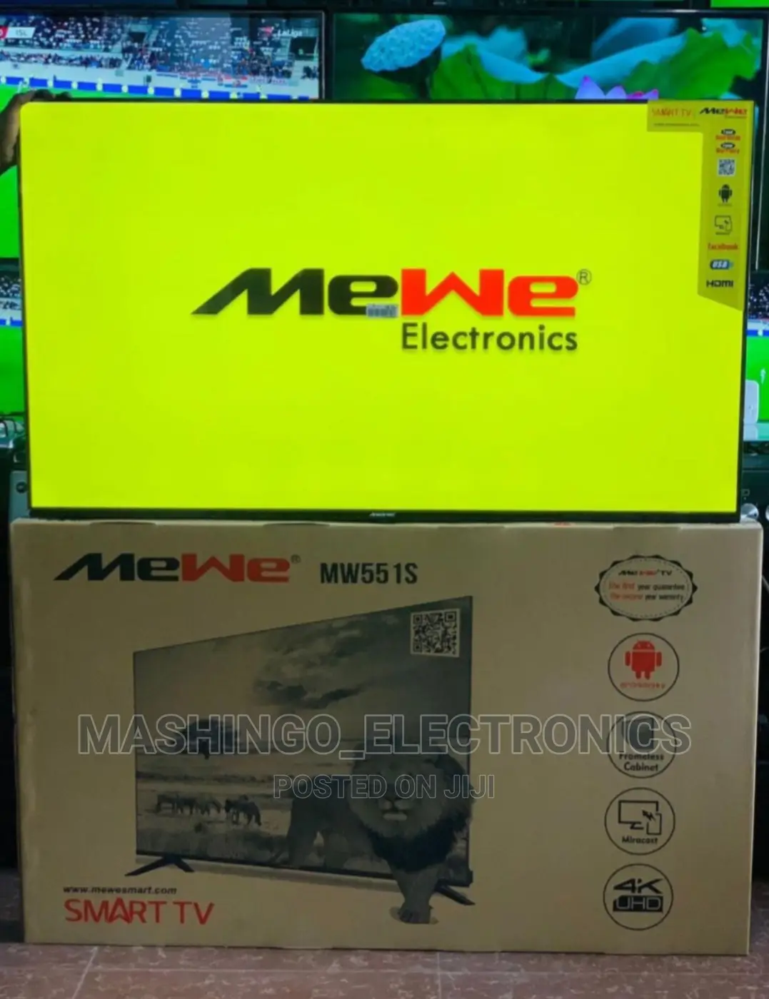 Mewe Smart Tv 55inch Frameless(Bei Za OFA)Duka Lipo Kariakoo in Kahama ...