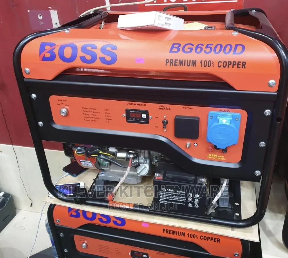 Boss Generator BG6500D (5.5kw) With Key in Ilala - Electrical Equipment ...