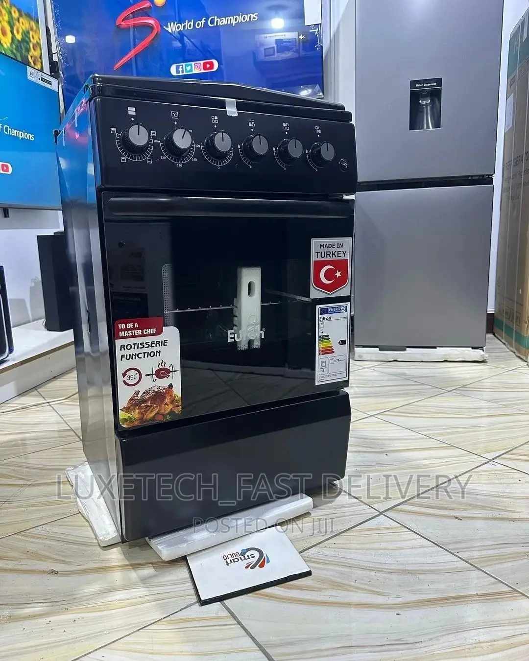 Euron Cooker 3 Gas 1 Electric Burner 50*50 Black in Ilala - Kitchen ...