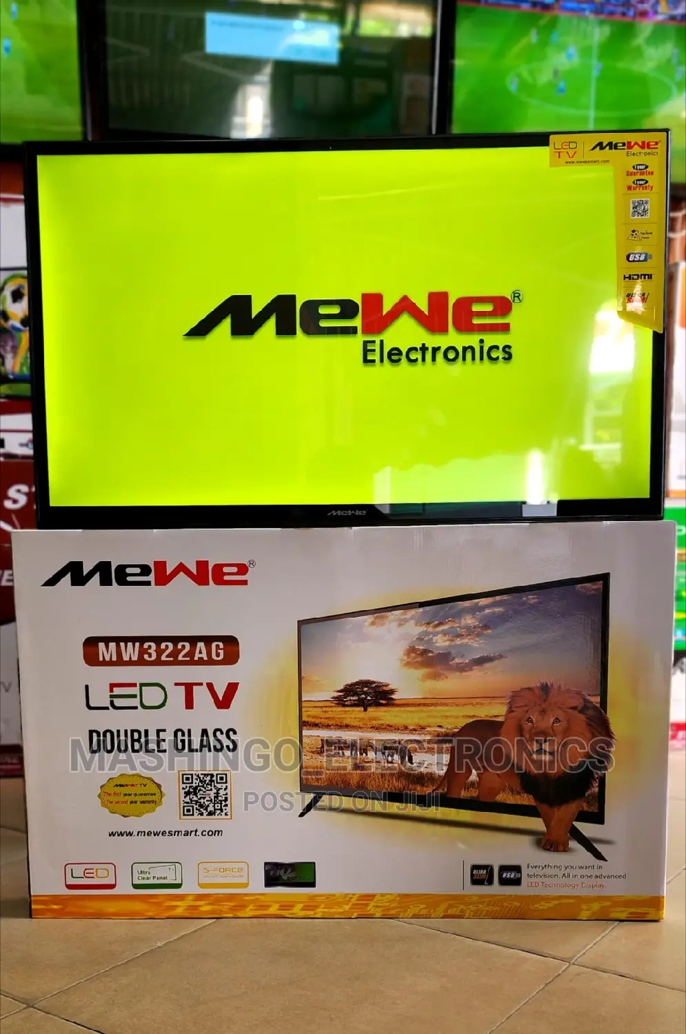 Mewe 32inch Double Glass (Bei Za OFA) Duka Lipo Kariakoo in Ilala - TV ...