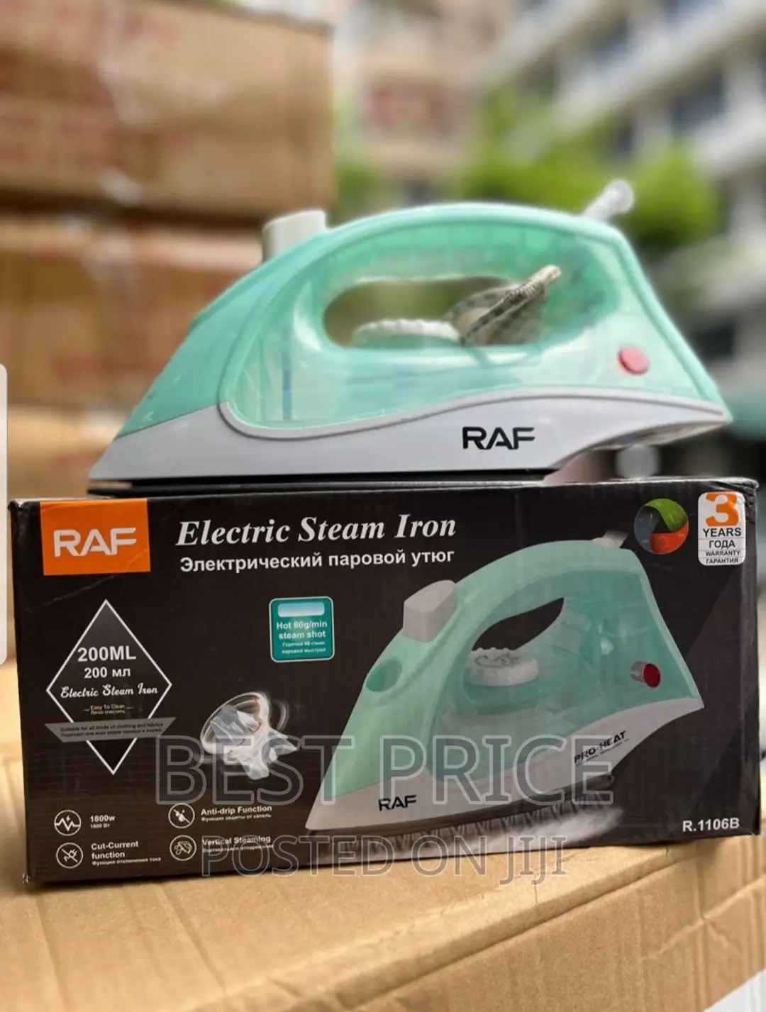 Raf Electric Steam Iron 1800w in Ilala - Home Appliances, Best Price ...
