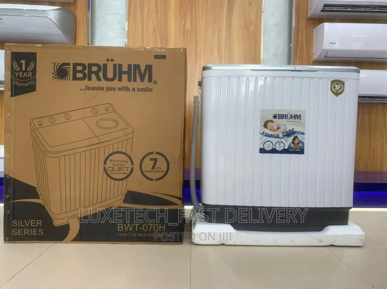 Bruhm 7kg Twin Tub Semi Auto Washing Machine Top Load in Ilala - Home ...