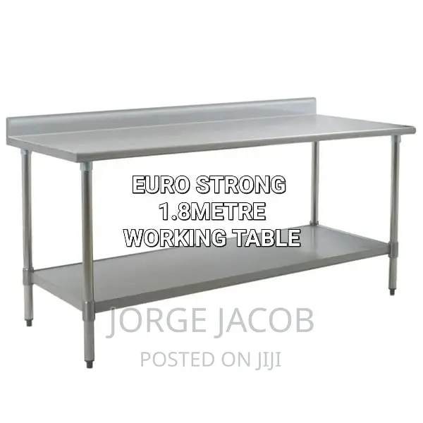 Stainless Steel Working Table 1.8 Metre for sale - Jorge Jacob Price ...