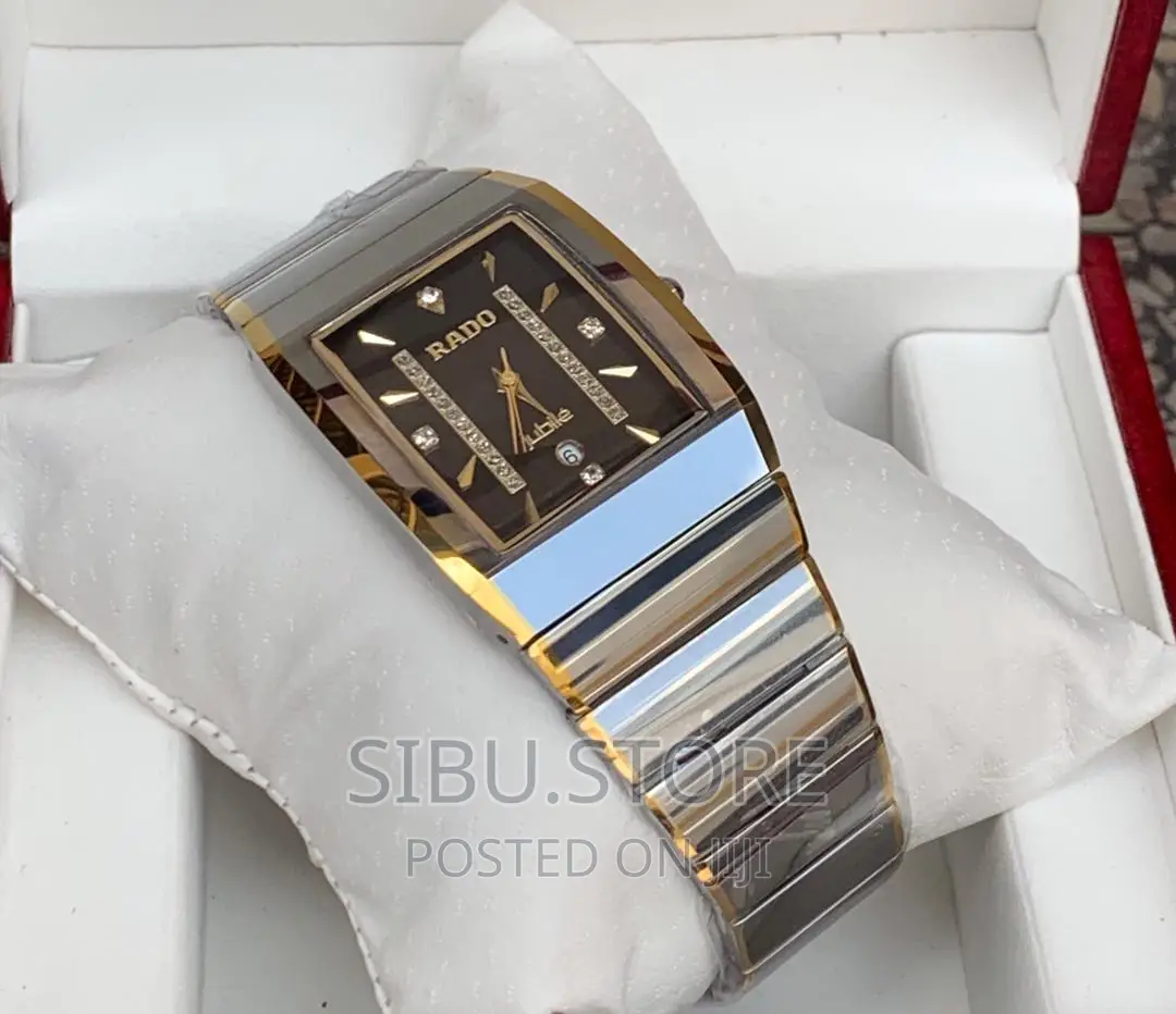 Rado Stones Silver Black in Ilala - Watches, Sibustore Dsm | Jiji.co.tz