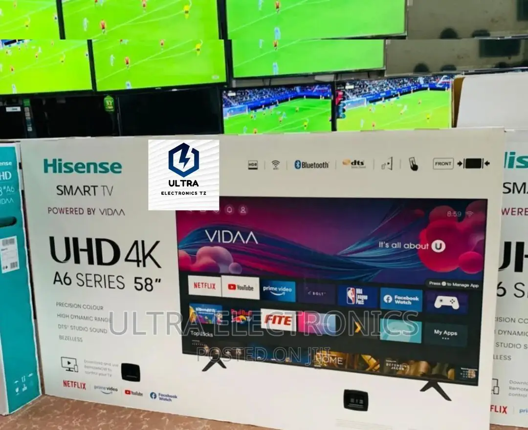 Hisense Smart Uhd Frameless Vidaa TV Yenye Inchi 58 in Ilala - TV & DVD Equipment, Ultra ...