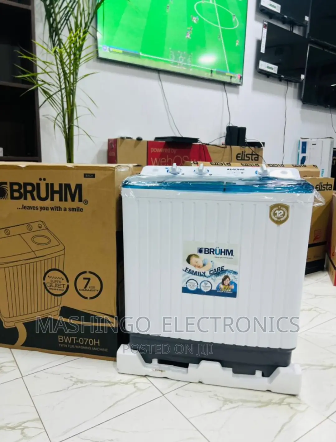 Bruhm Semi-Auto Washing Machine Top-Load 7kg in Ilala - Home Appliances ...