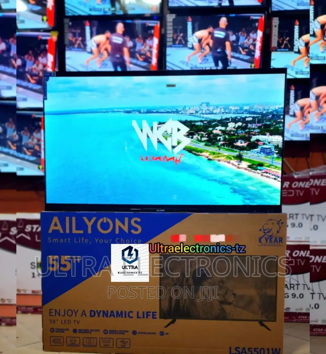AILYONS Smart Full HD Framelesstv With 55 Inches in Ilala - TV & DVD ...