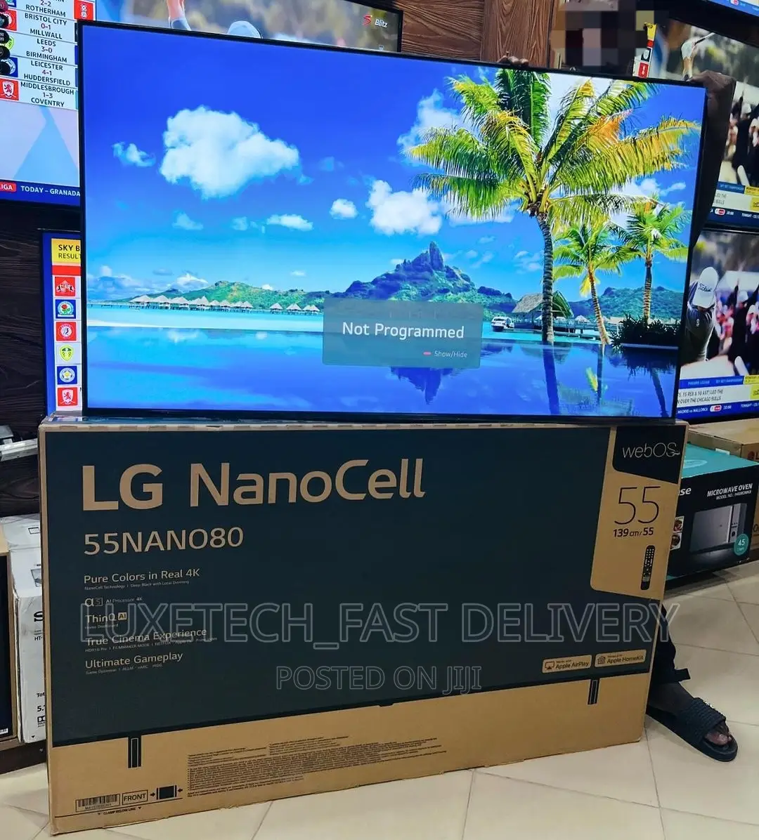LG 55 Inches Nanocell Smart TV (Nano80) in Ilala - TV & DVD Equipment, Sammy Ayo | Jiji.co.tz