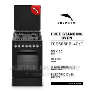 Dolphin 4 Gas Burners With Electric Oven 50x50 (Black) in Ilala ...