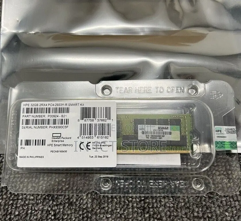 Hpe 2rx4 32gb Ddr4 Pc4-2933y Rdimm Gen10 Server Ram Memory in Ilala ...