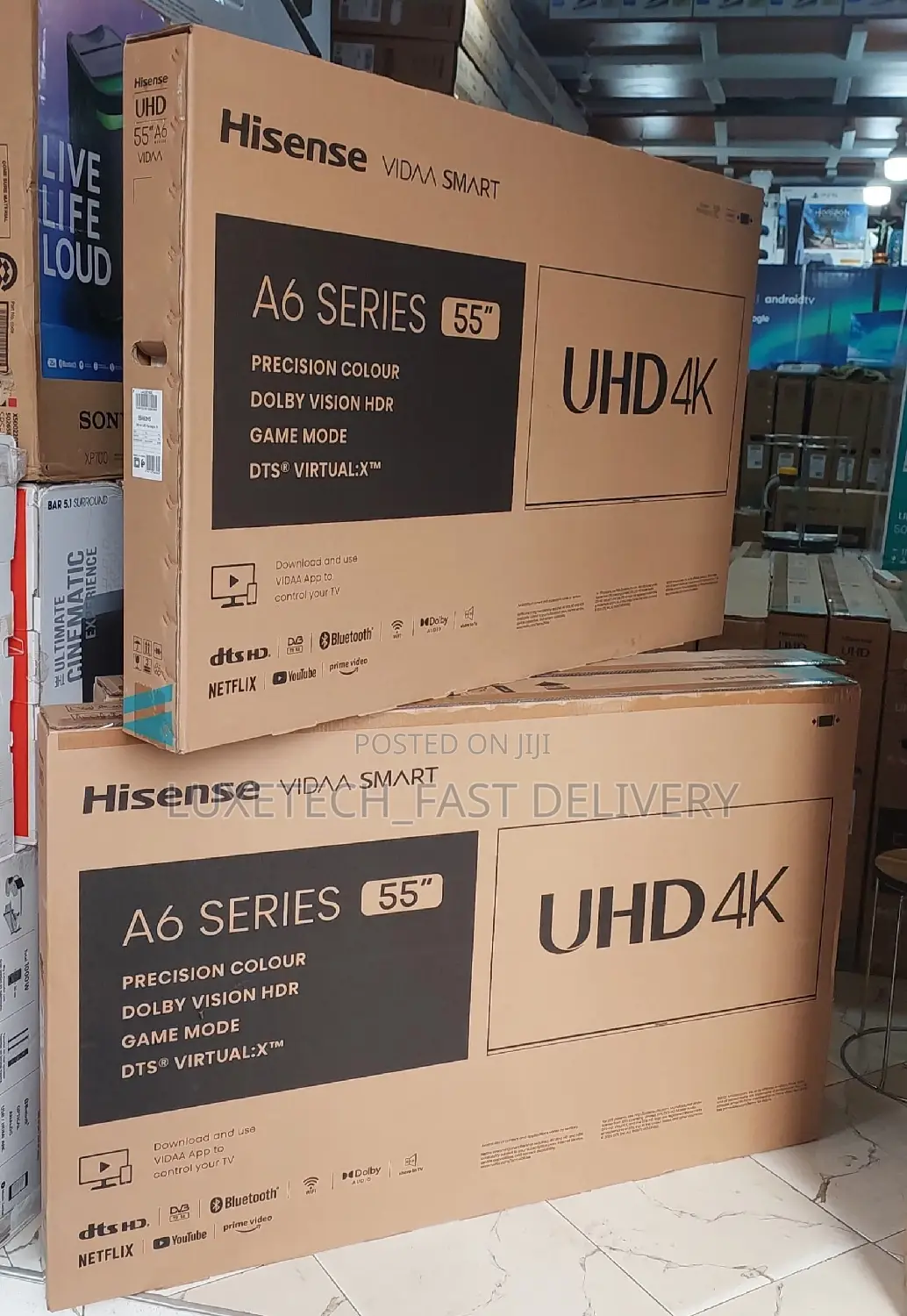 Hisense 55 Inch Smart TV Uhd A6 Series in Ilala - TV & DVD Equipment ...