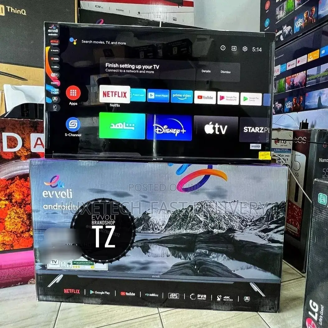 Evvoli 50 Inches Smart Ultra HD TV High Resolution in Ilala - TV & DVD ...