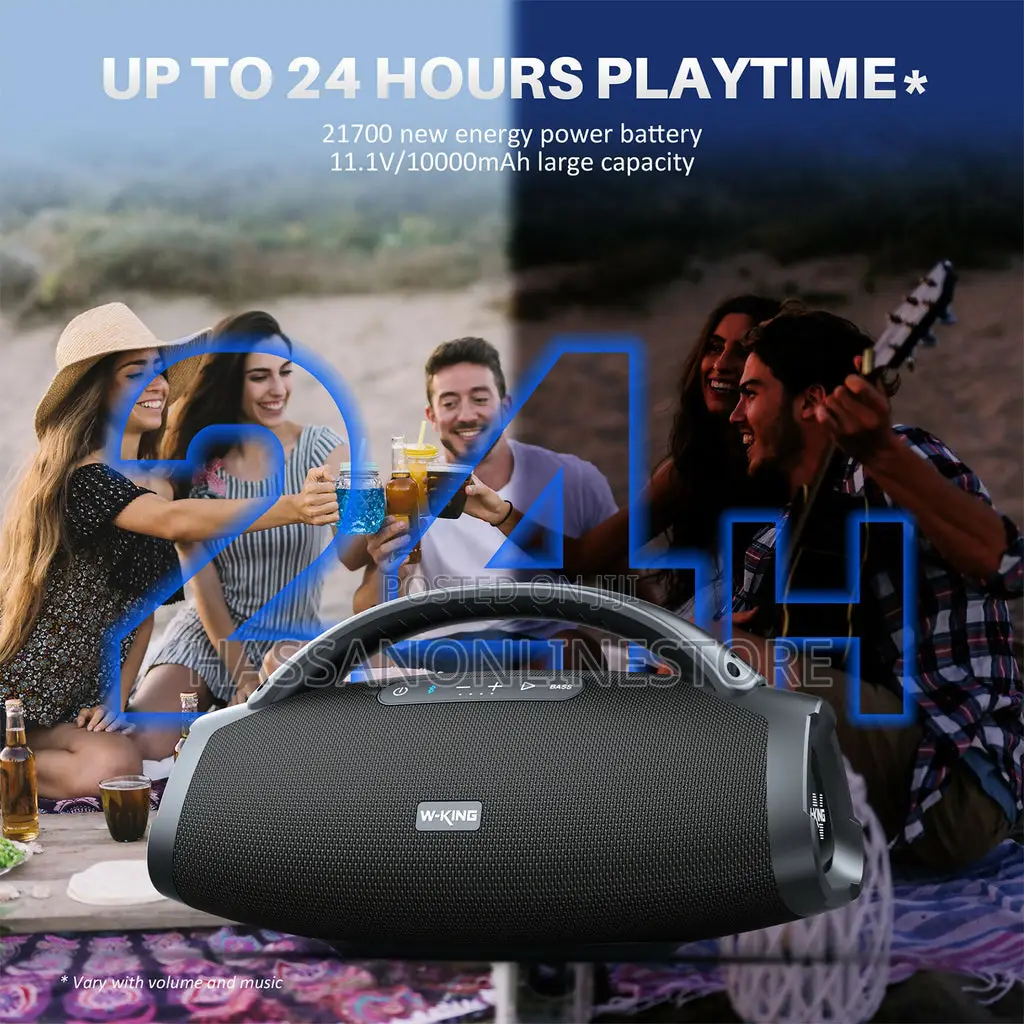 WKING D20 Partybox Bluetooth Speaker With 2 Mics in Ilala - Audio ...