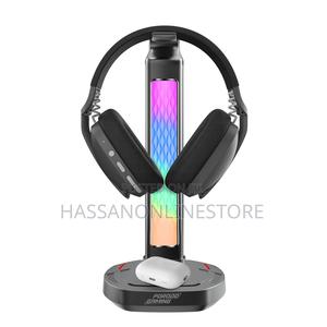 Porodo Gaming RGB Headphone Stand, Wireless Charging USB-C in Ilala ...