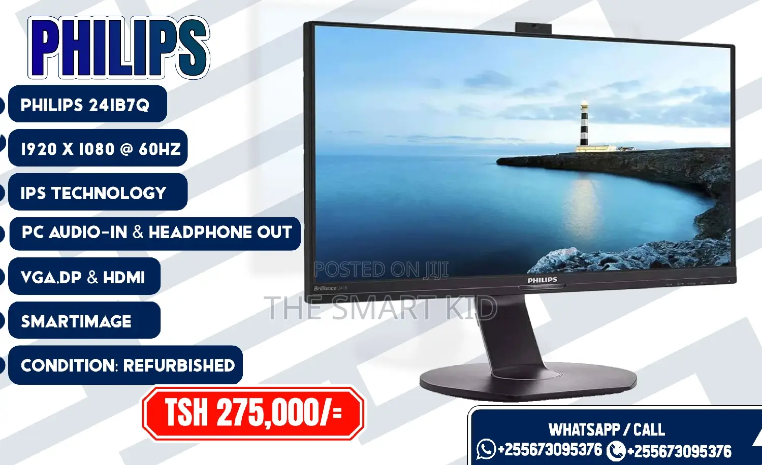 PHILIPS Frameless Monitors "24" Inch in Ilala - Computer Monitors, Dar ...