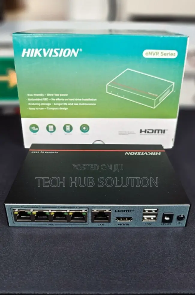 4 Channel Hikvision Envr With 1 TB SSD in Kinondoni - Security ...