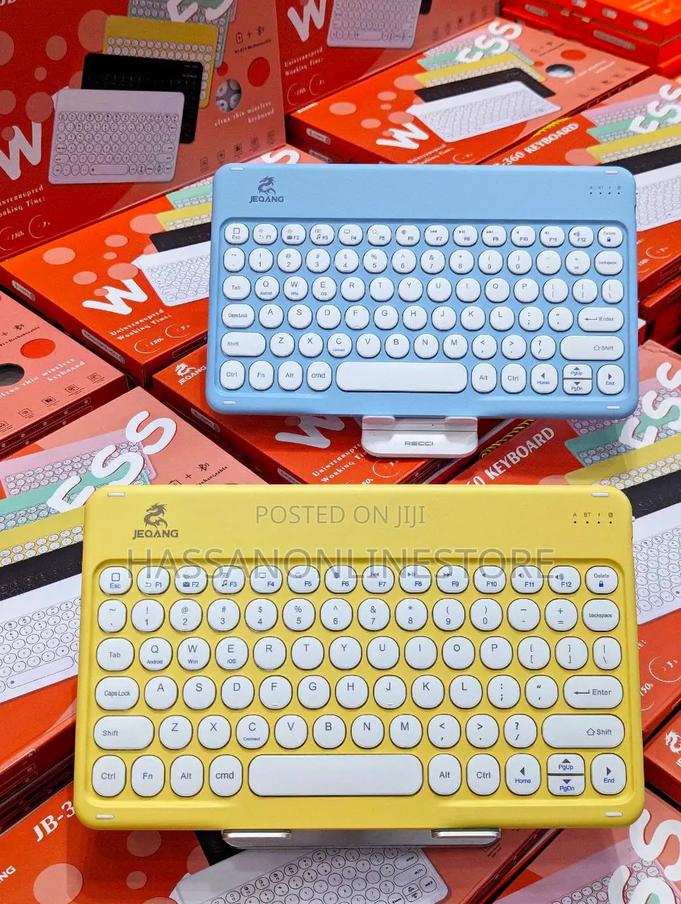 JEQANG Bluetooth Charging Keyboard JB-360 for sale - Hassanonlinestore ...