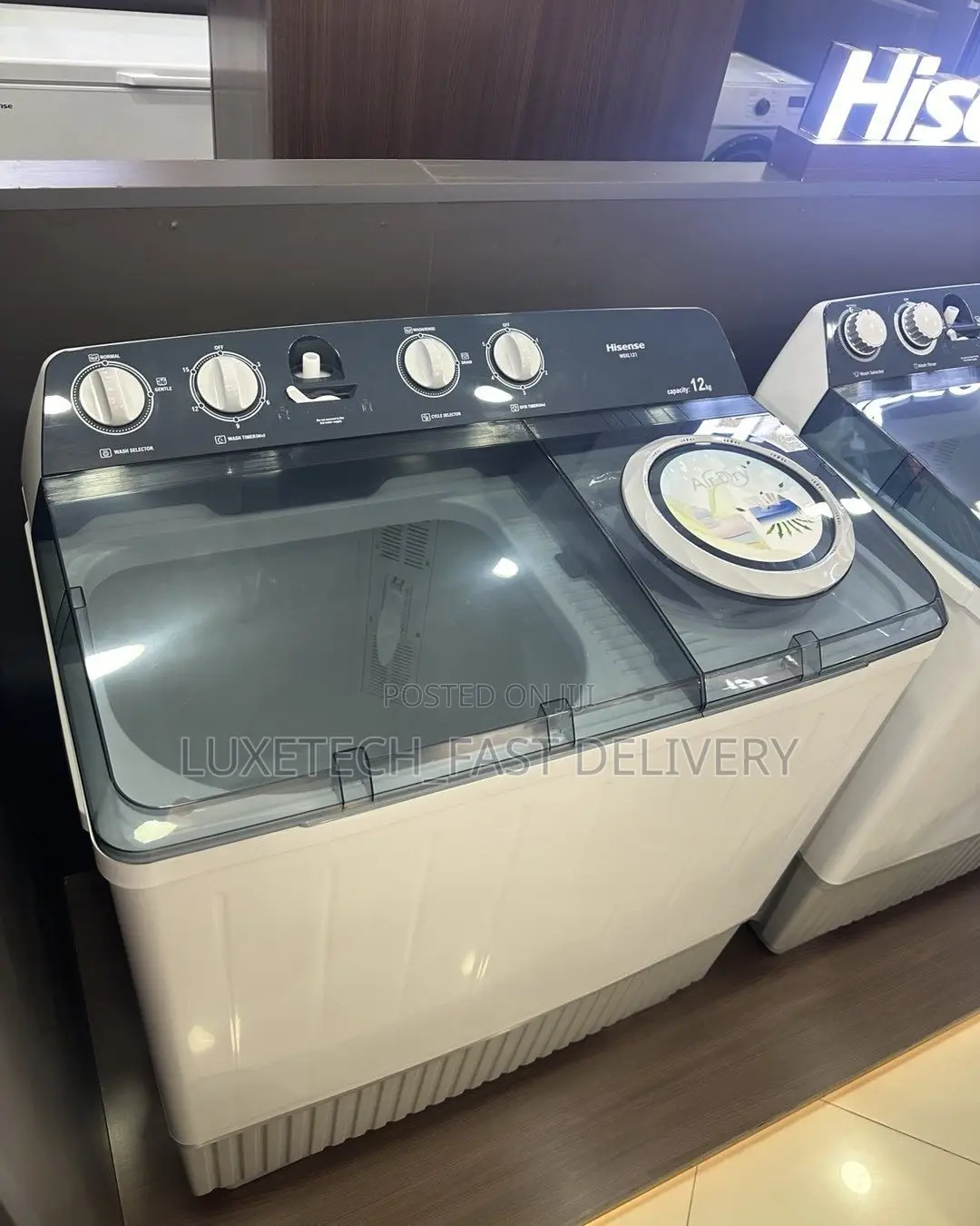 Hisense 12kg Washing Machine Twin Tub Semi-Auto in Ilala - Home ...