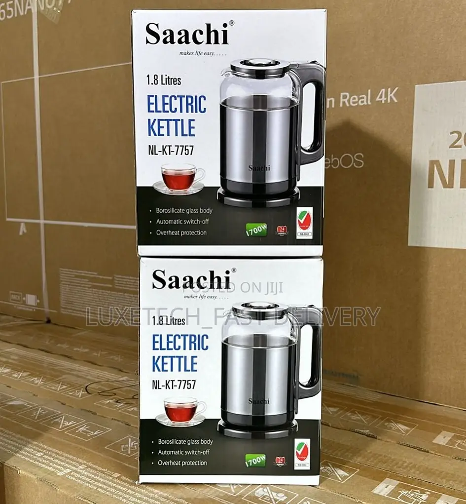 1.8L Borosilicate Glass Electric Kettle Smart LED Indicator in ...