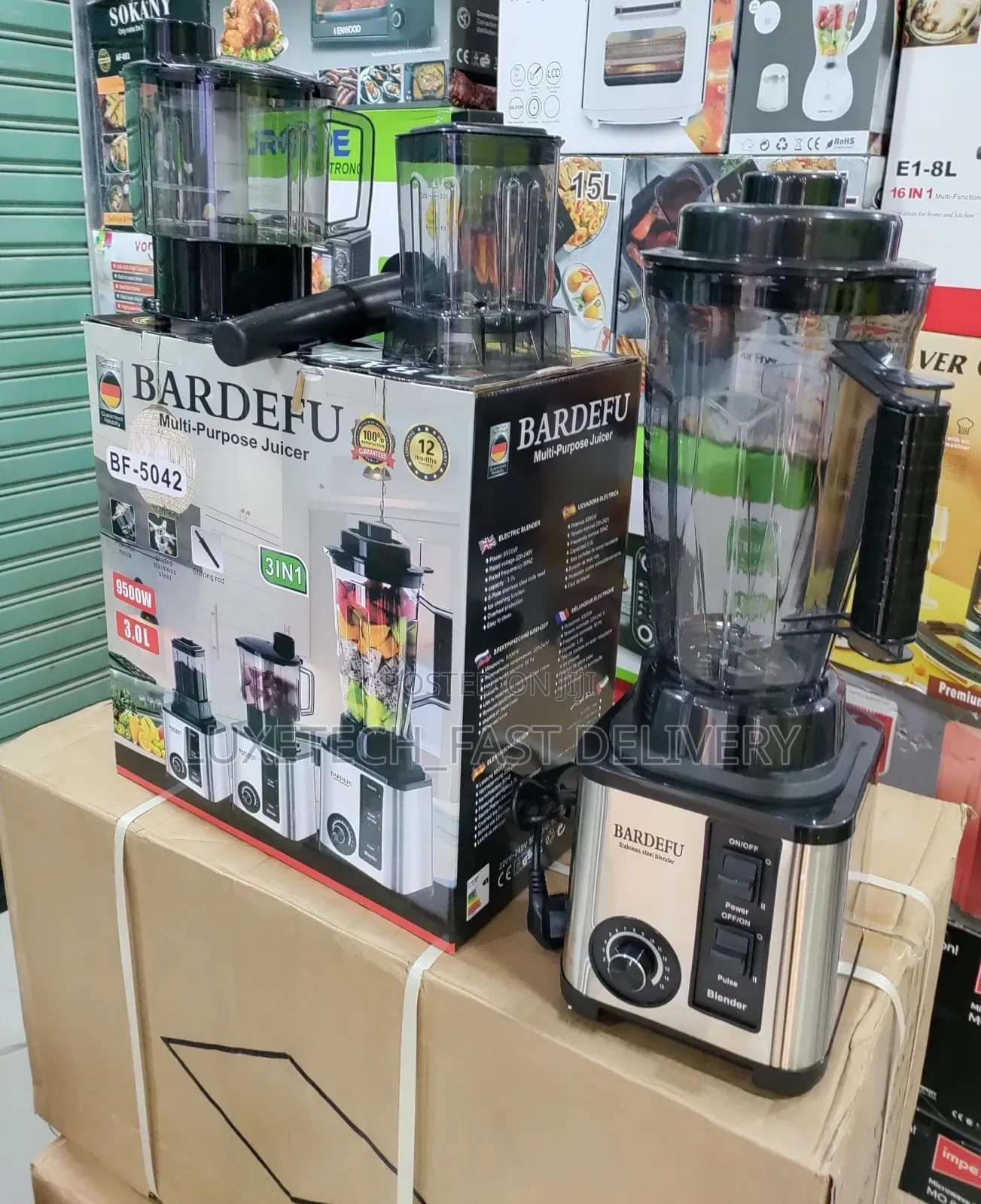 Bardefu 3L Blender 3 in 1 Heavy Duty for sale - LUXETECH_FAST DELIVERY ...