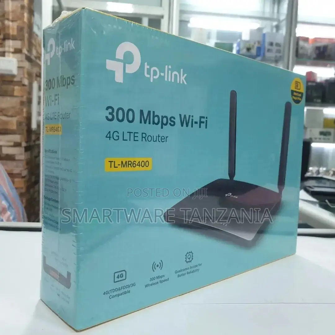 Tp-link 4G LTE Sim Card Router TL-MR6400 300 MBPS Network in Kinondoni ...