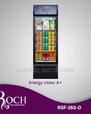 Roch Showcase Refrigerator 210l for Ice Cream, Food and Drinks Cooler ...