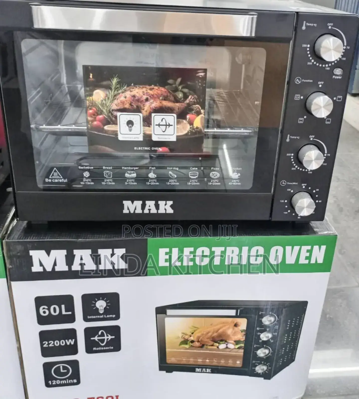 Mak Electric Oven 60lts in Ilala - Kitchen Appliances, Linda Kitchen ...