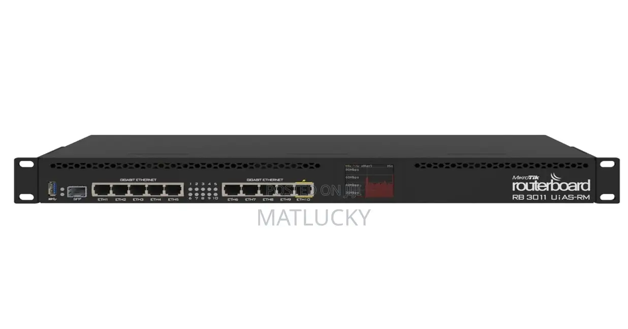 Mikrotik RB3011UIAS-RM Routerboard 10xgigabit Ethernet in Kinondoni ...