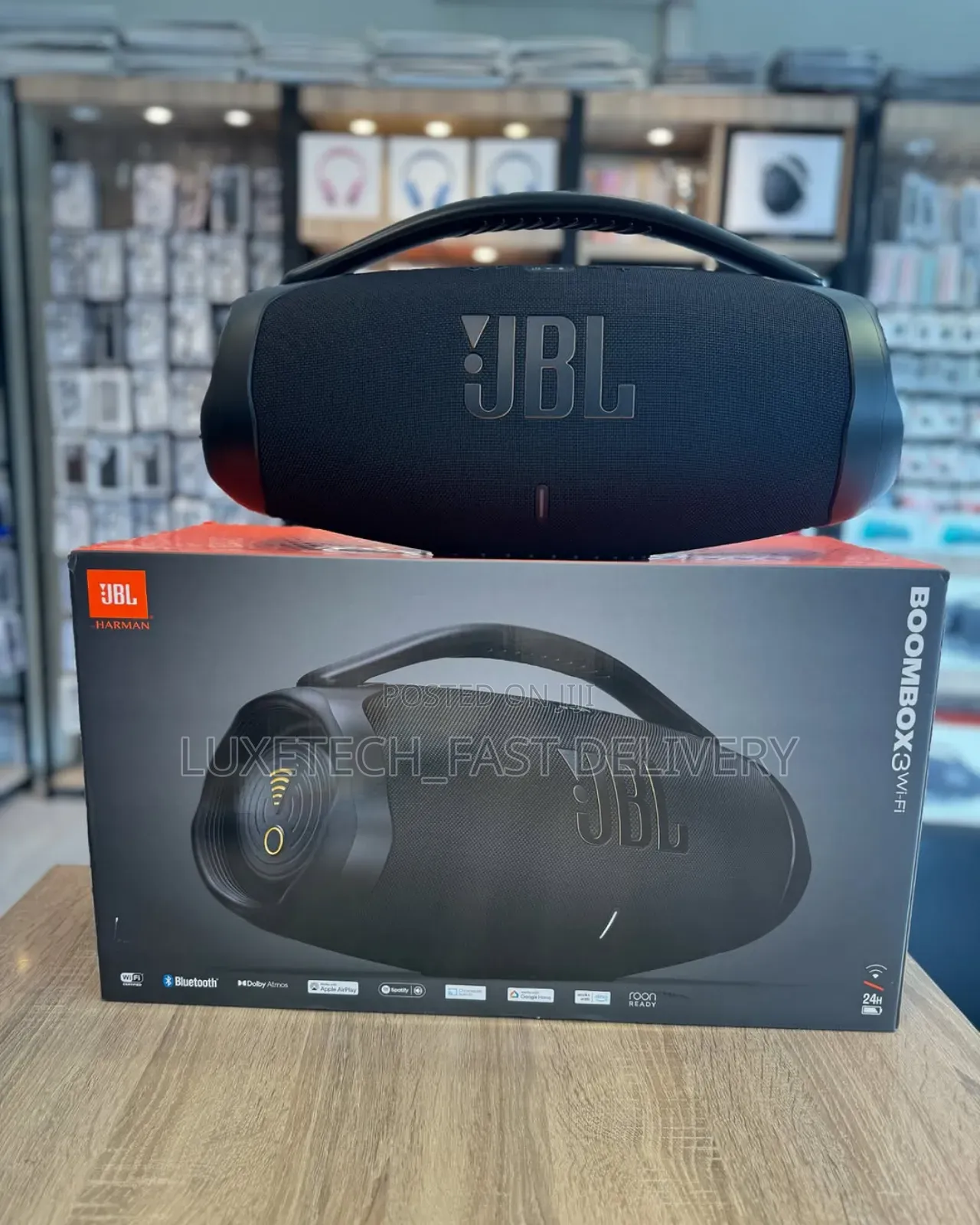 JBL Boom Box 3 Wi-Fi Party Speaker for sale - LUXETECH_FAST DELIVERY ...