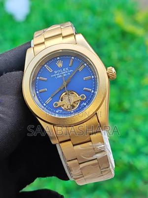 Rolex Semi Skeleton Watch Gold and Blue in Ilala - Watches, Saa ...