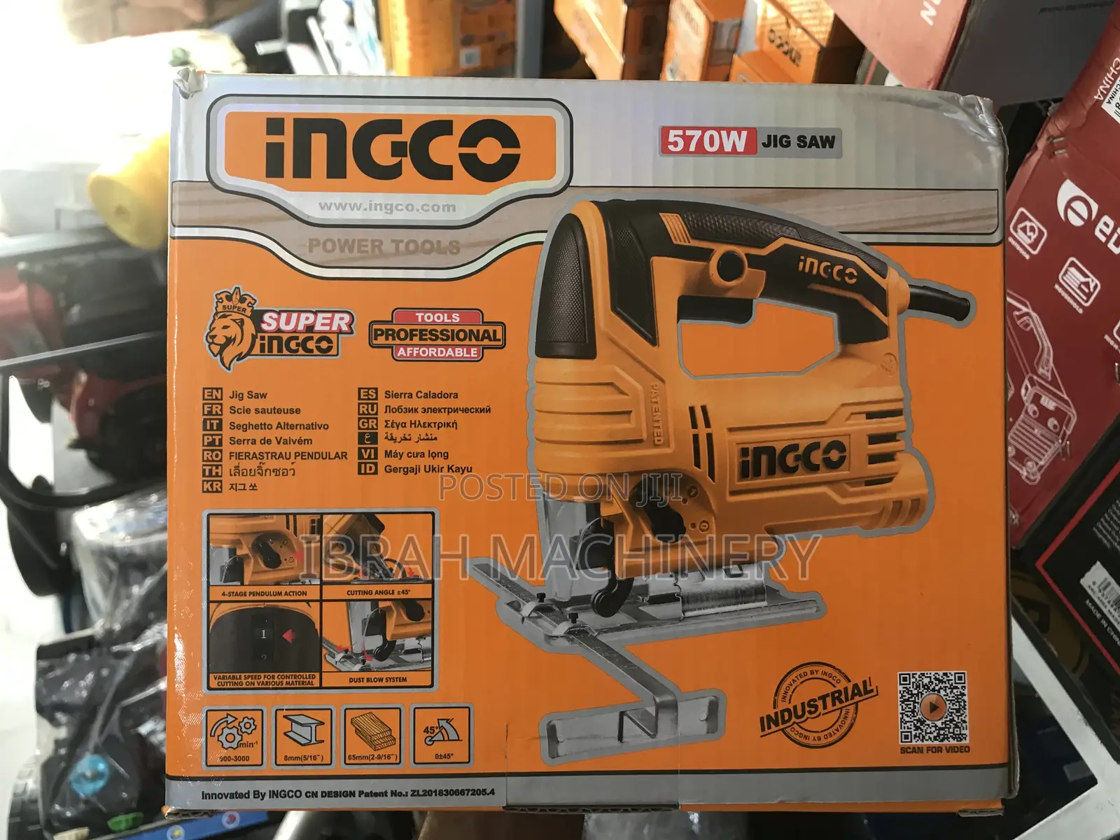 Ingco Jigsaw in Ilala - Electrical Hand Tools, Ibrah Machinery | Jiji.co.tz