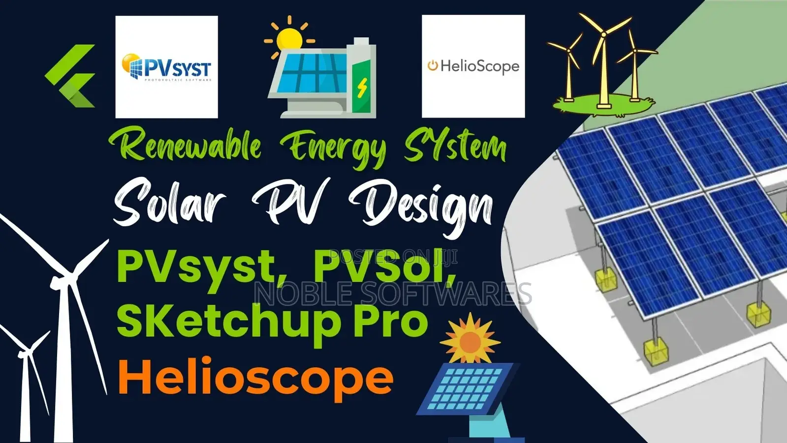 Complete Solar Energy Sketchup,Pvsyst, Pvsol Premium,Autocad in Ilala ...